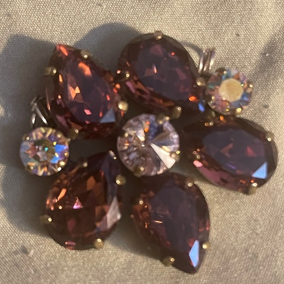 Sorrelli | Jewelry | Vintage Sorrelli Garnet Slidebrooch And Earrings ...
